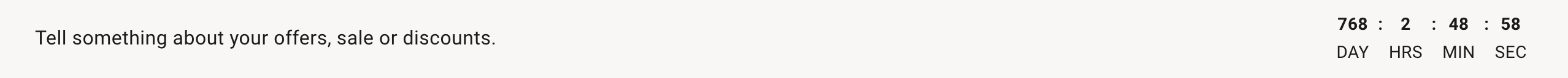 Chord sections: Countdown timer bar – ThemeGoal